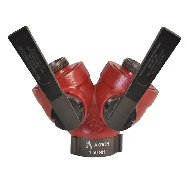 Akron Wye, 1.5", Pyrolite 1.5" F x 2-1.5"M | NAFECO