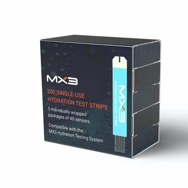 MX3 Hydration Test Strip Box of 200, 5 Pack Strips | NAFECO